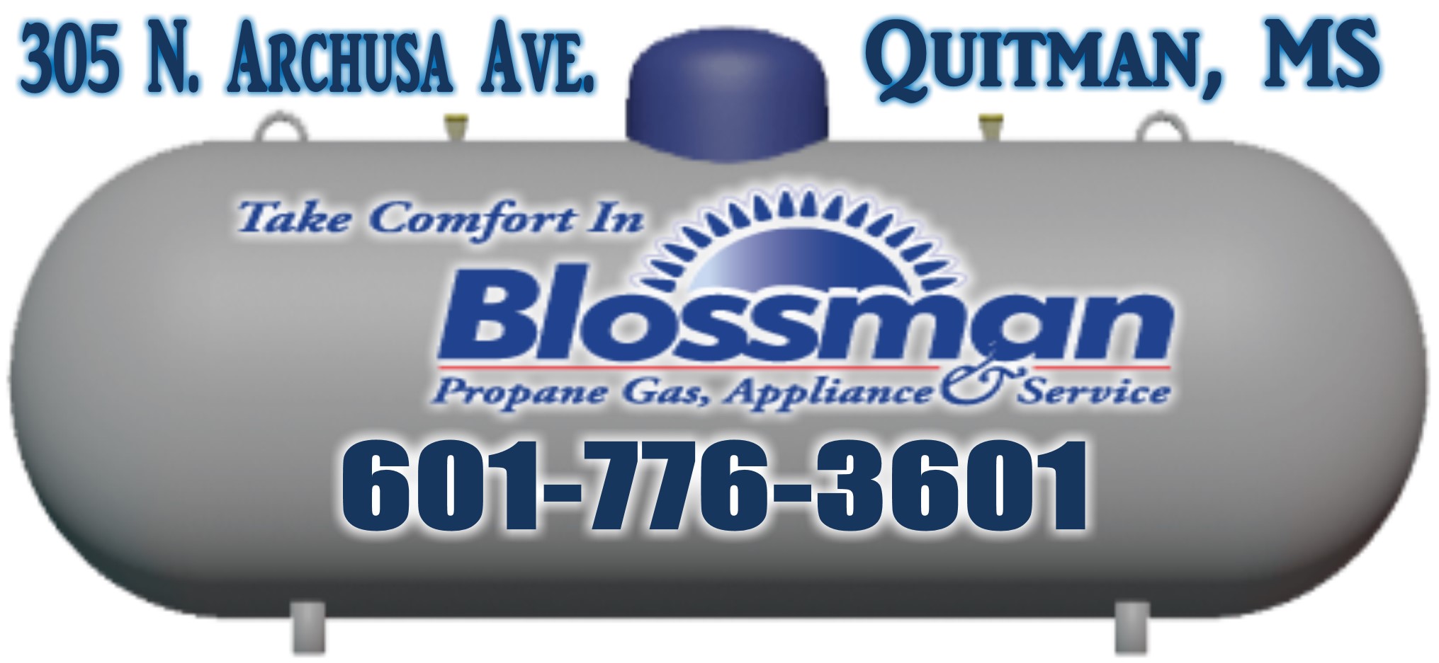 Blossman Gas Tank Logo – Clarke County Hot Topics